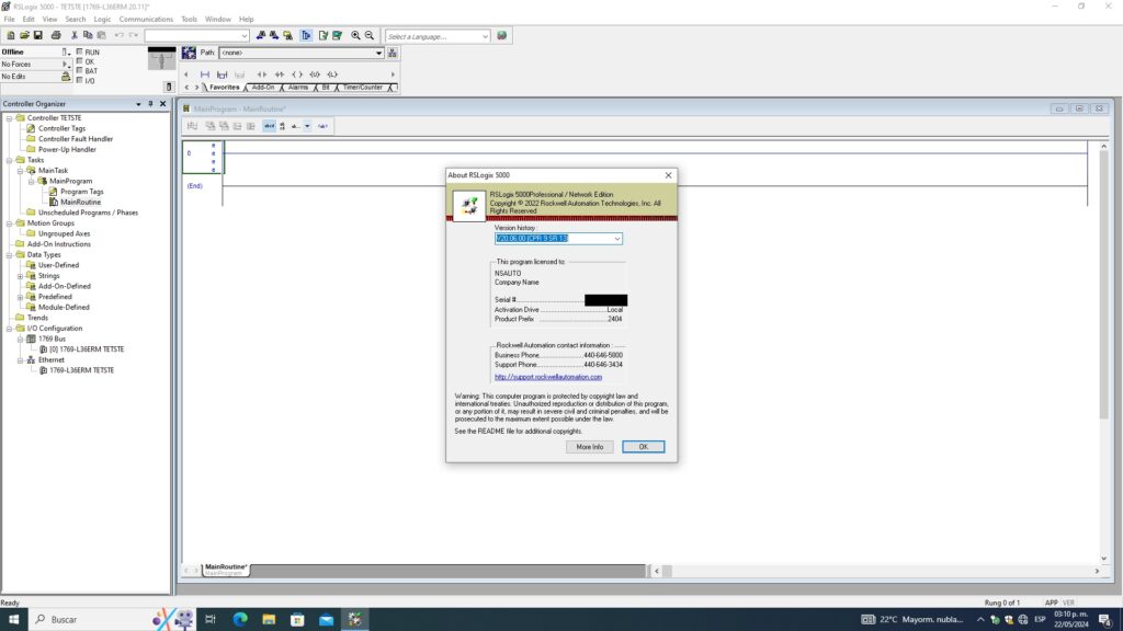 RSLOGIX 5000 / STUDIO 5000 PROFESIONAL – AUTOMATIZACION Y CONTROL